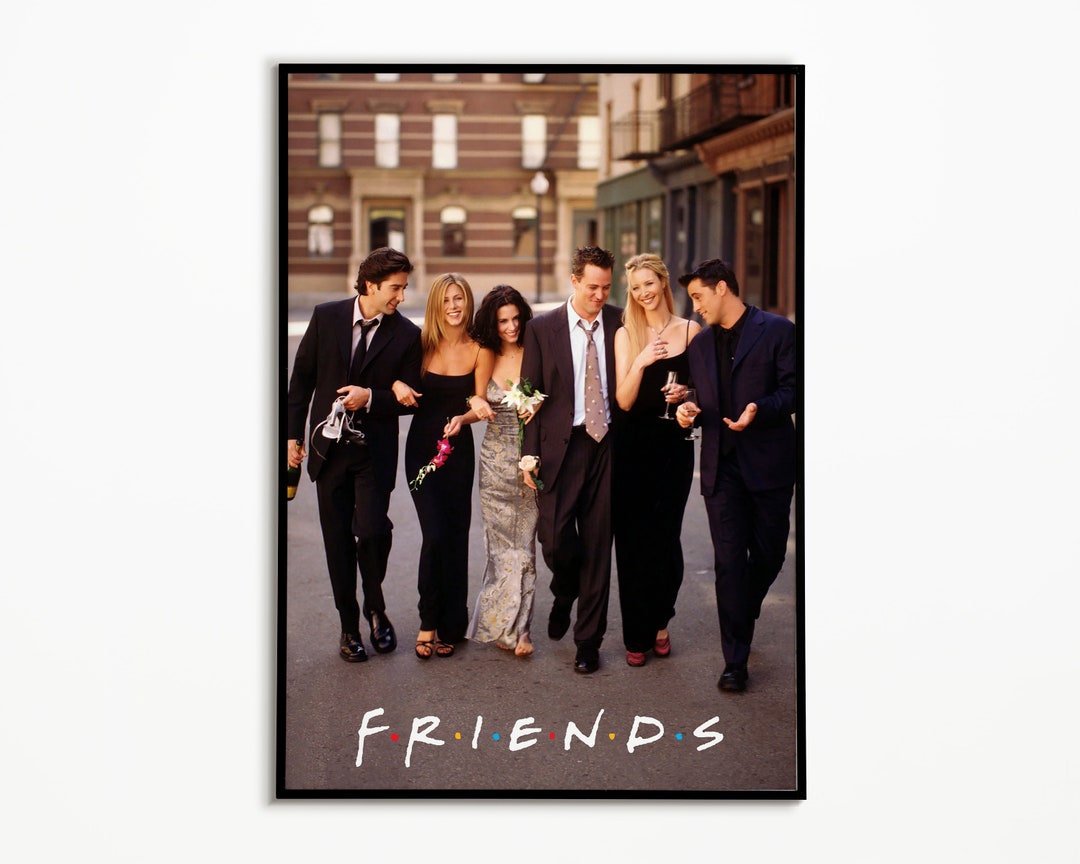 Digital File - Friends Poster - Printable, TV Show, Television, Ross ...