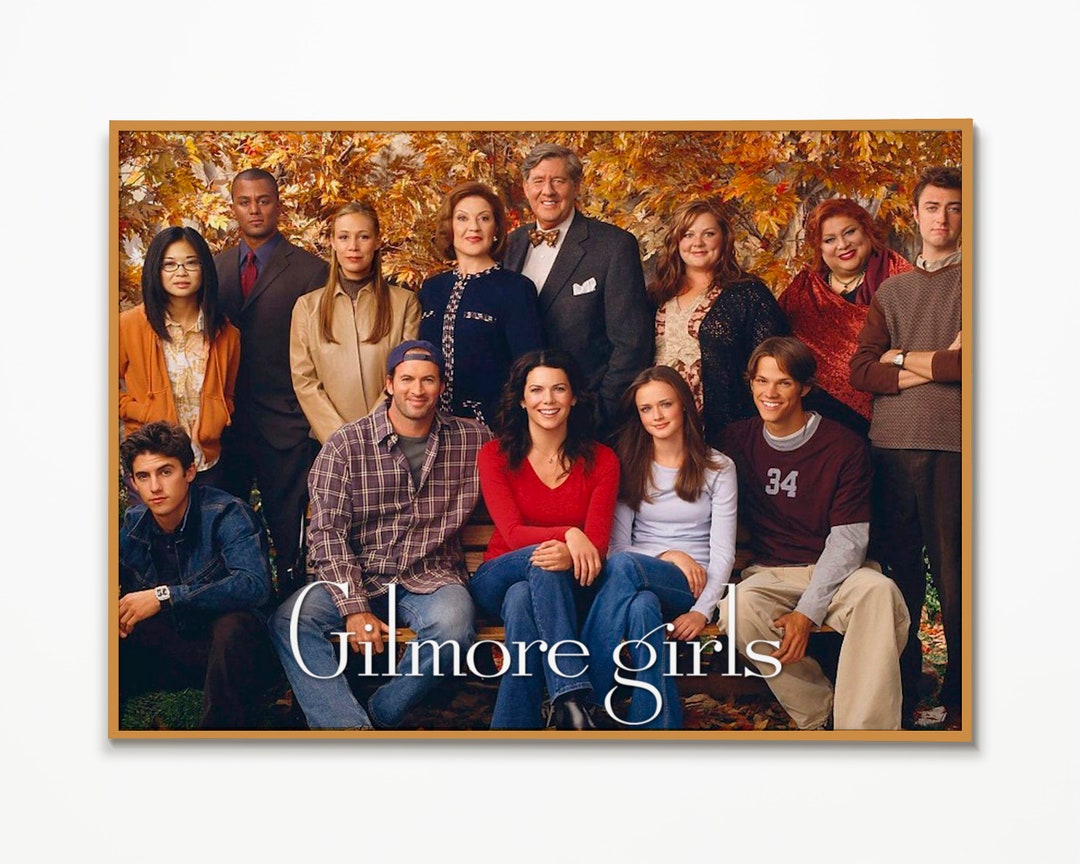 Digital File - Gilmore Girls Poster - Lorelai, Rory, TV, Show ...