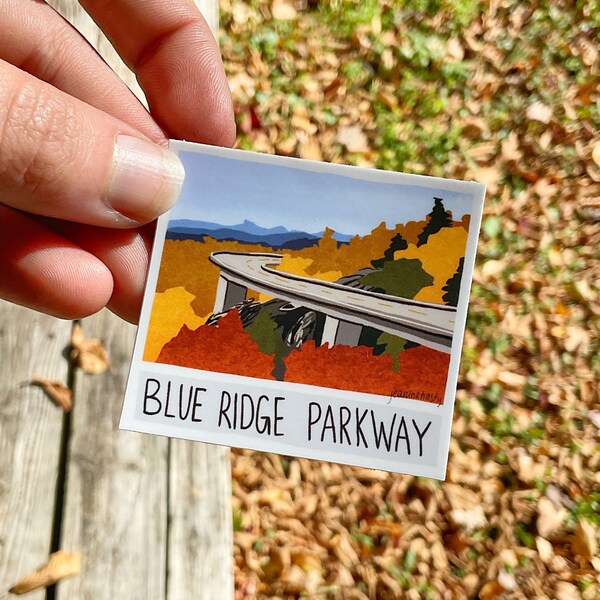 Blue Ridge Parkway Sticker - Etsy