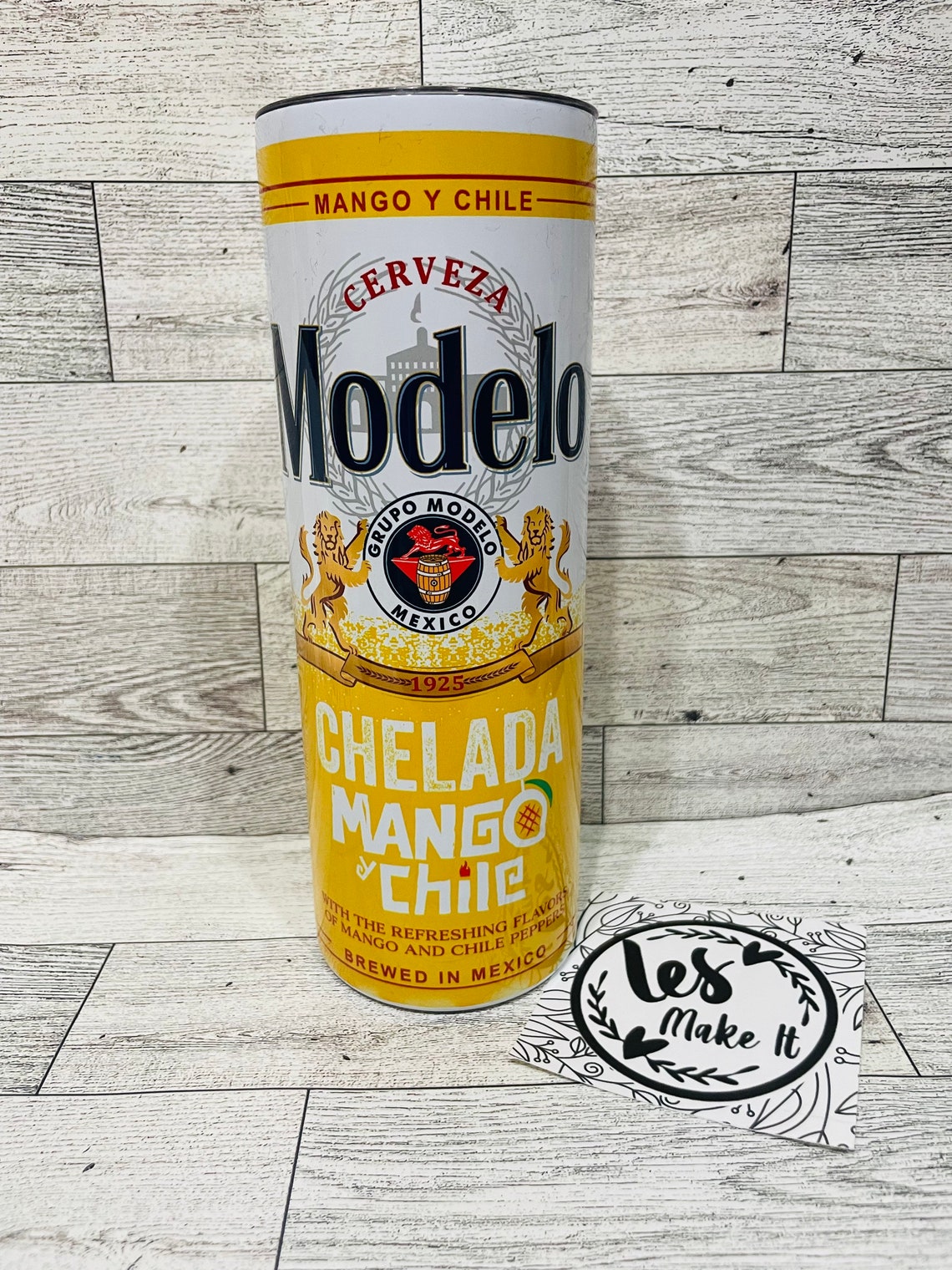 Modelo Tumbler With Chamoy Drip, Beer Tumbler, Modelo, Tumbler, Beer ...