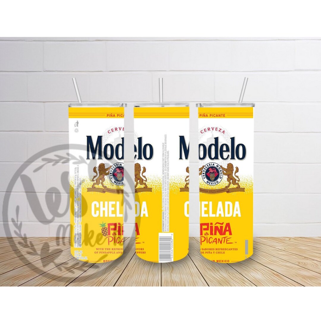 Modelo Tumbler With Chamoy Drip, Beer Tumbler, Modelo, Tumbler, Beer ...