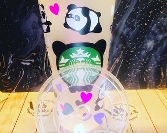 Panda Starbucks Cup | Etsy