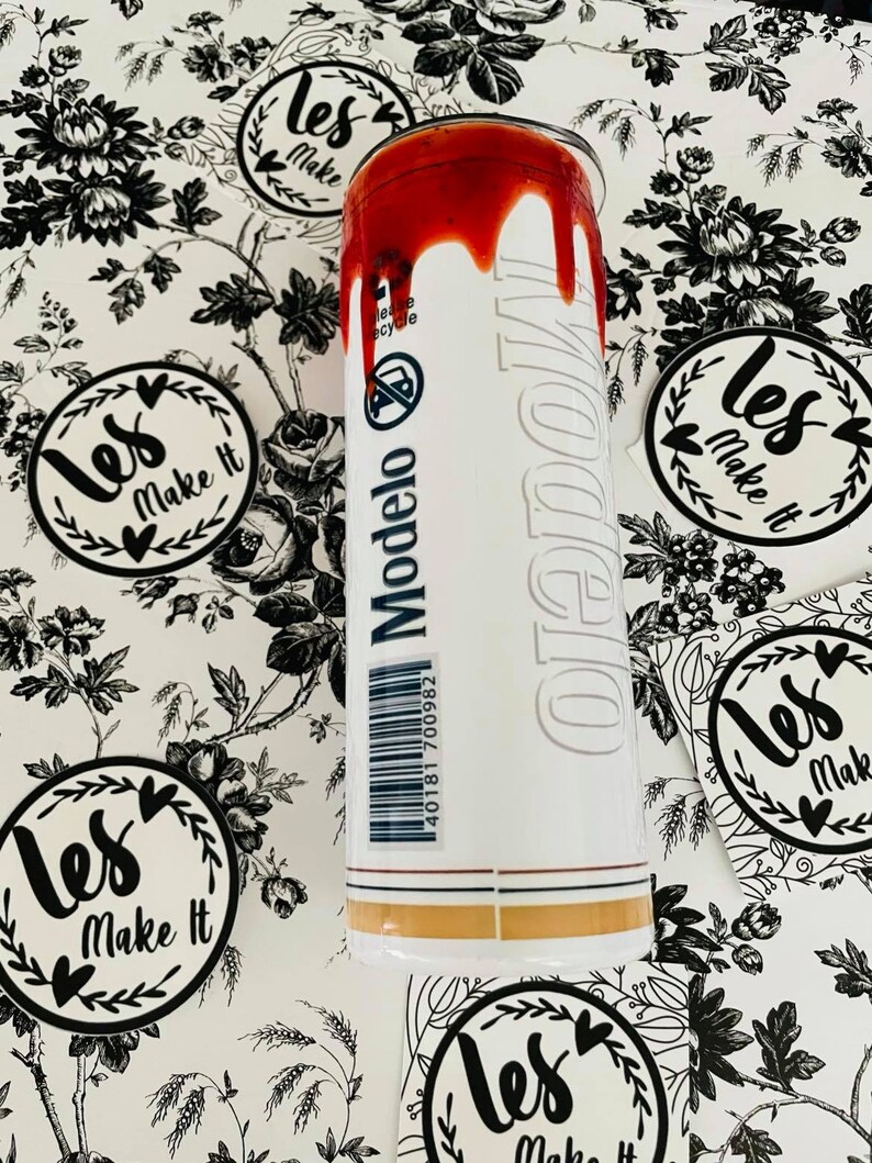 Modelo Tumbler With Chamoy Drip, Beer Tumbler, Modelo, Tumbler, Beer ...