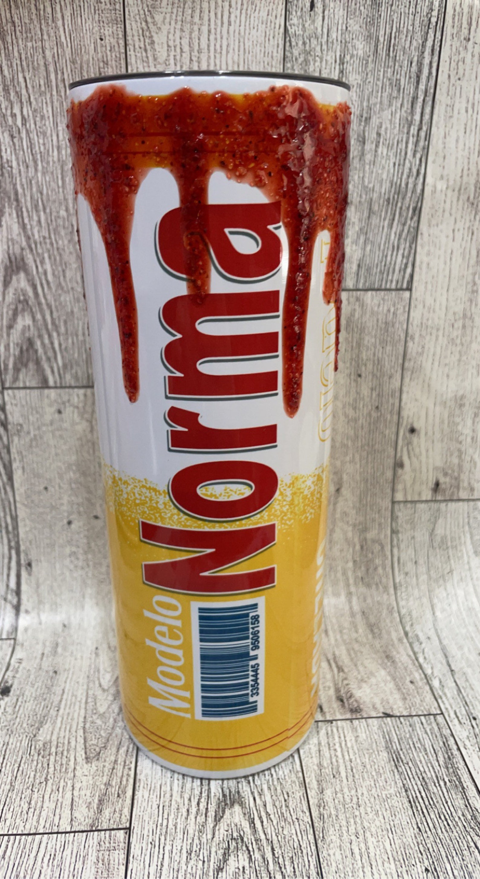 Modelo Tumbler With Chamoy Drip, Beer Tumbler, Modelo, Tumbler, Beer ...