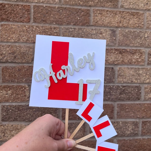 Learner Driver Cake Topper - Etsy UK