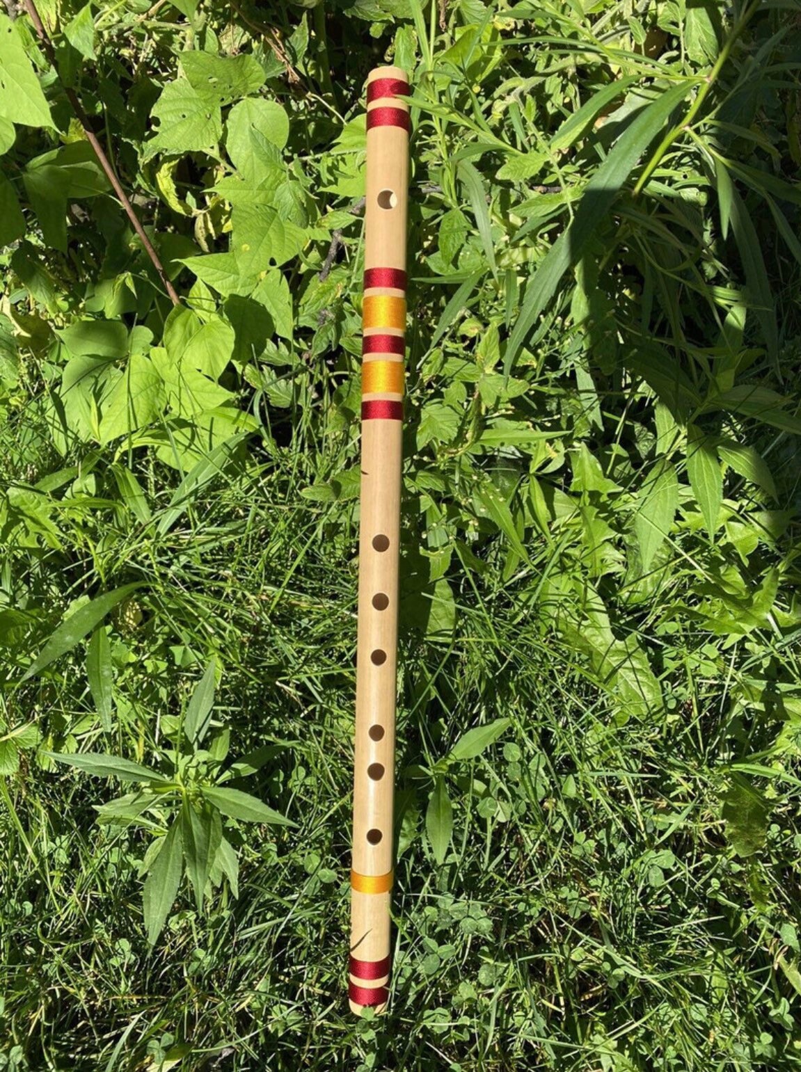 D Bass Bansuri Flute Handmade Indian Bamboo Flute warm Tone ...