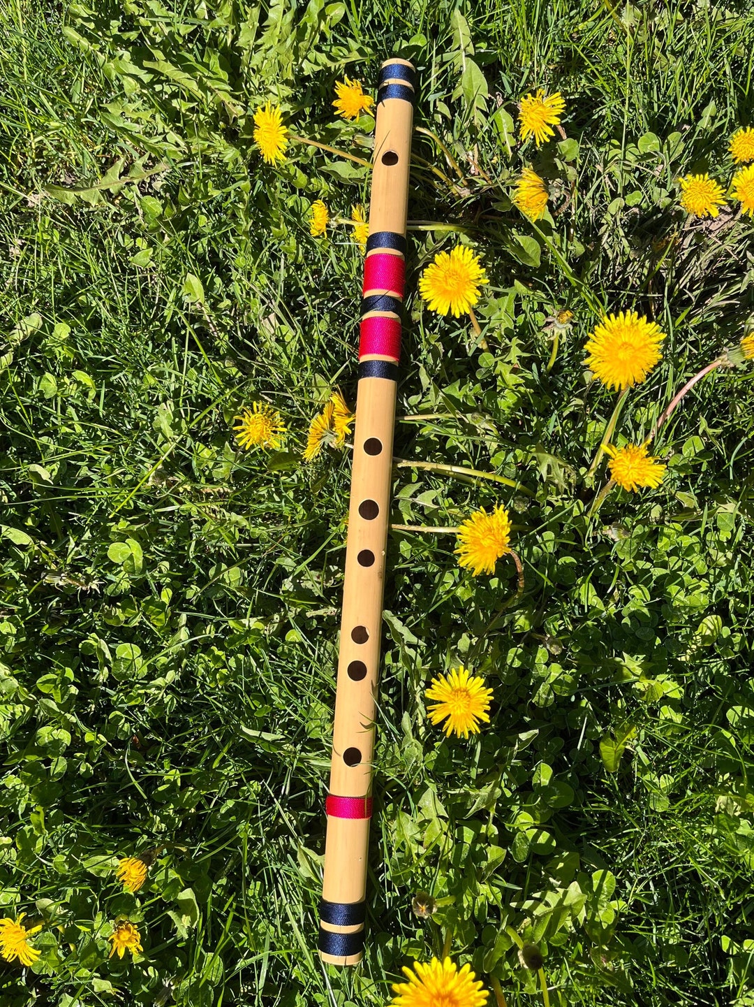 E Bass Bansuri Flute Bamboo Professional Flute Instrument in E Base ...