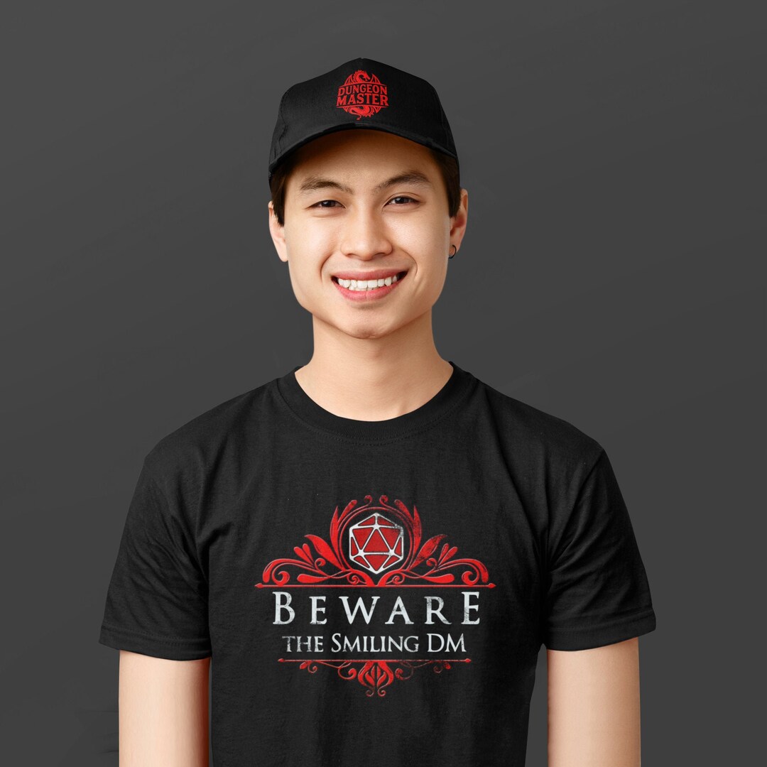 Dnd BEWARE SMILING DM Shirt Dungeons & Dragons Shirt, Dungeon Master ...