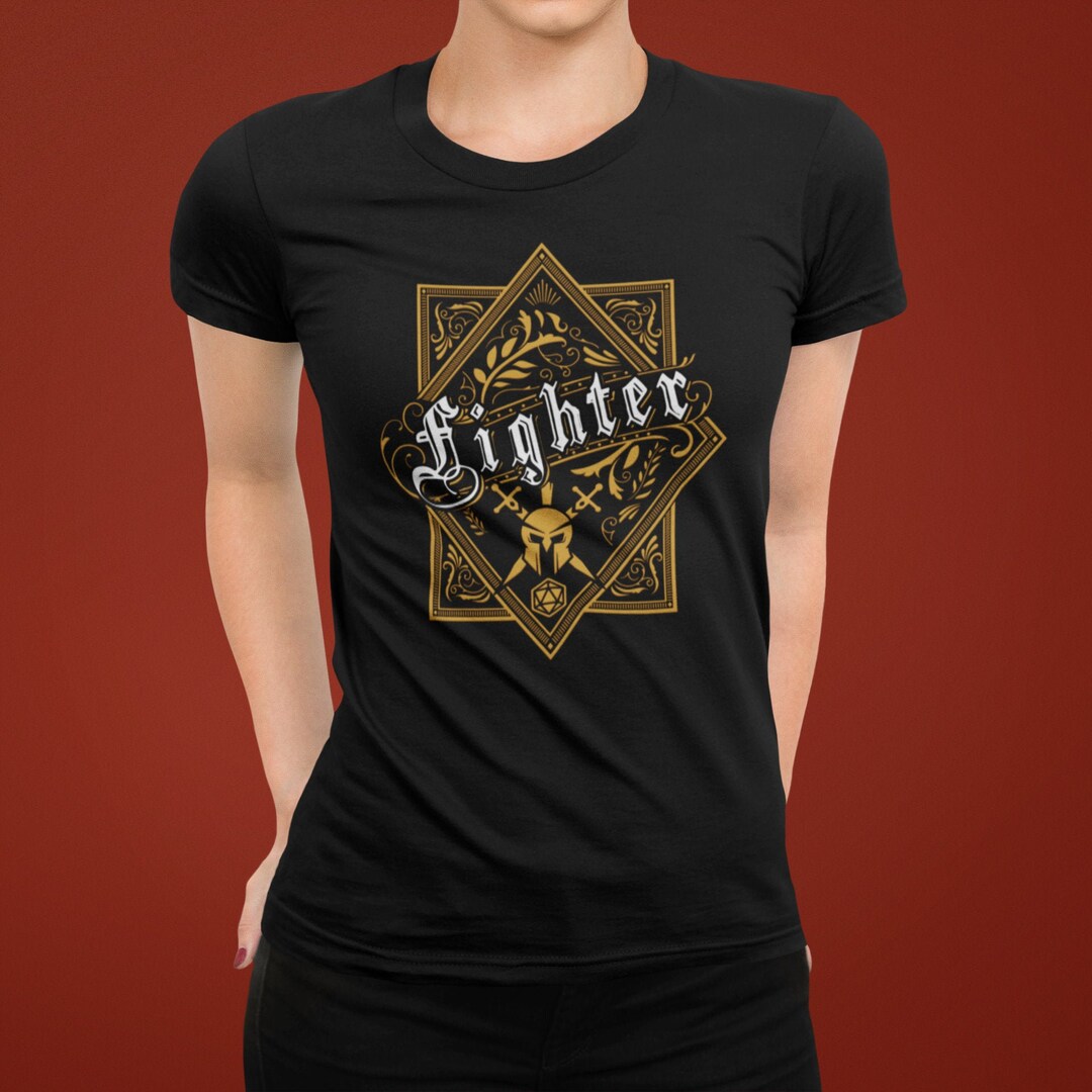 Dnd FIGHTER CLASS Shirt Dungeons & Dragons Fighter Shirt, Dungeon ...