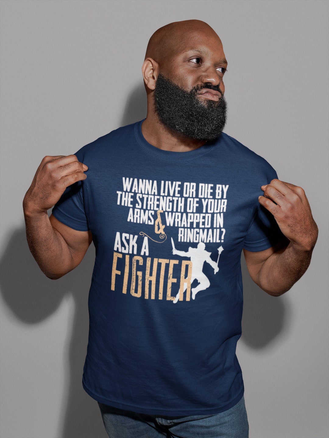 Dnd FIGHTER CLASS Shirt Dungeons Dragons Shirt, Dungeon Master Shirt ...