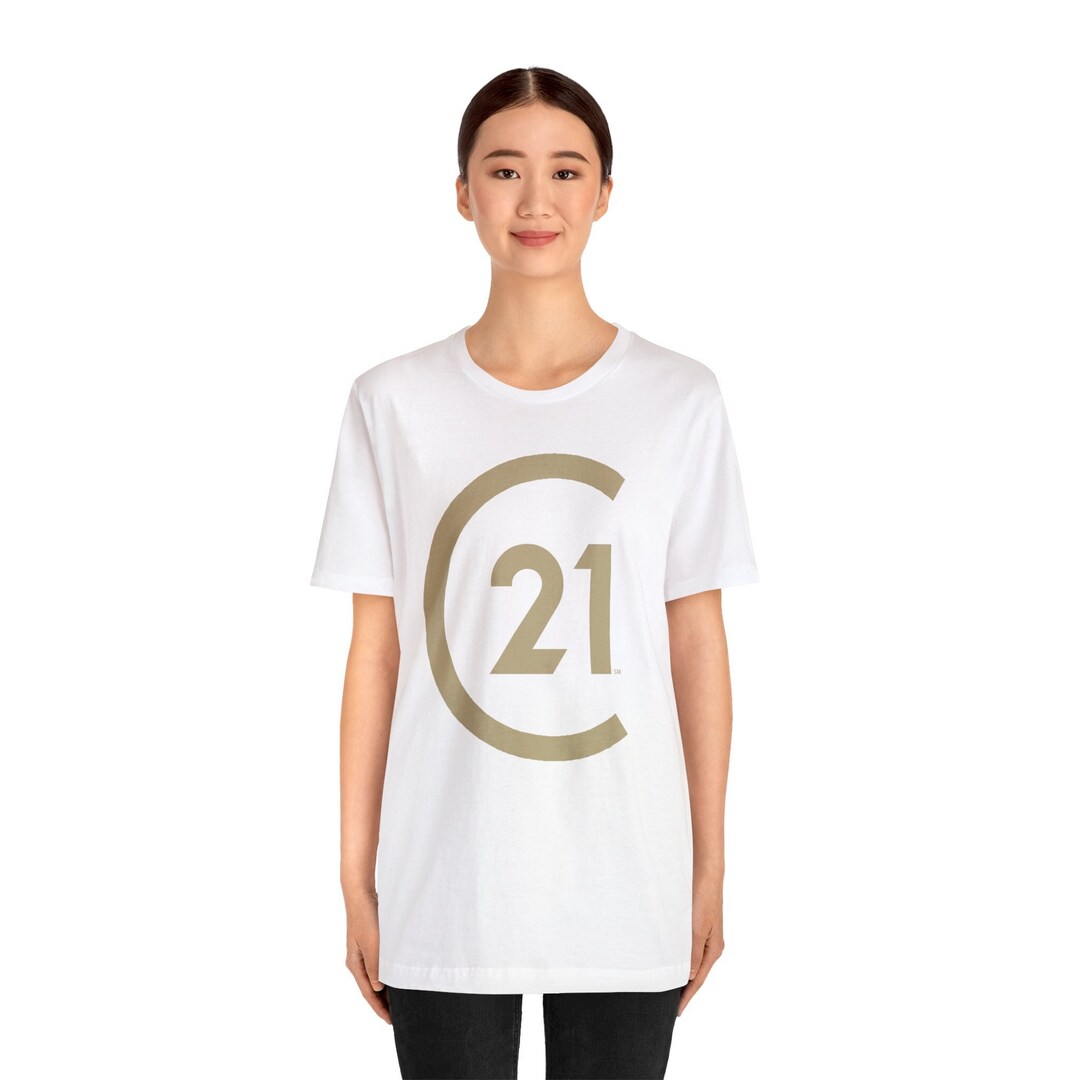 Century 21 Unisex Jersey Tee With C21 Logo Front and Century 21 on Back ...