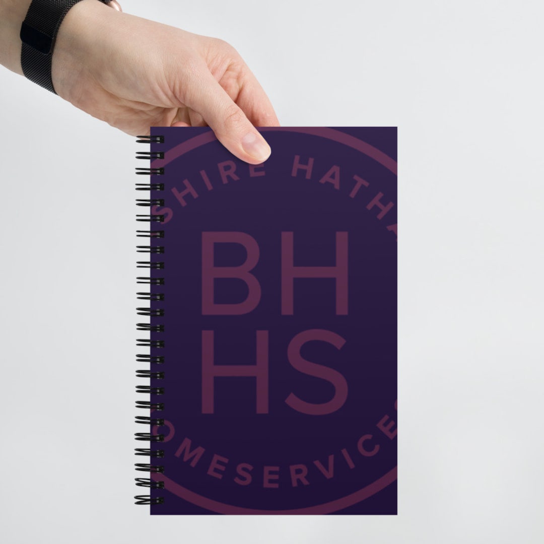 Berkshire Hathaway Notebook, Berkshire Hathaway Spiral Notebook, BHHS ...