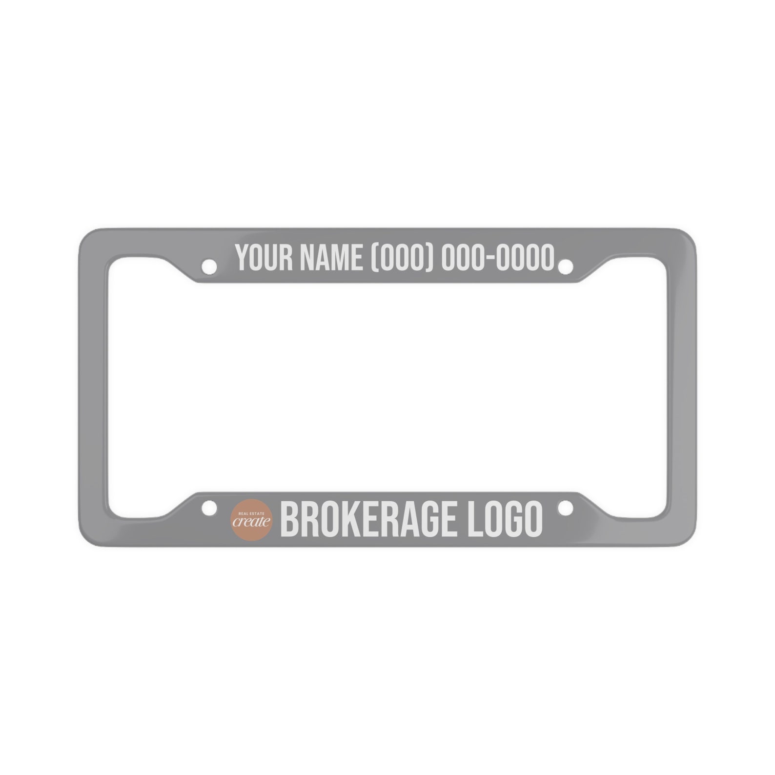 Full Color Custom Metal License Plate Frame - Quick Turnaround ...