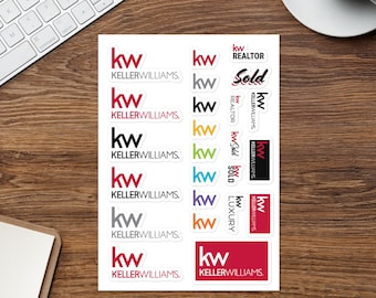 Kw Sticker Sheet - Etsy