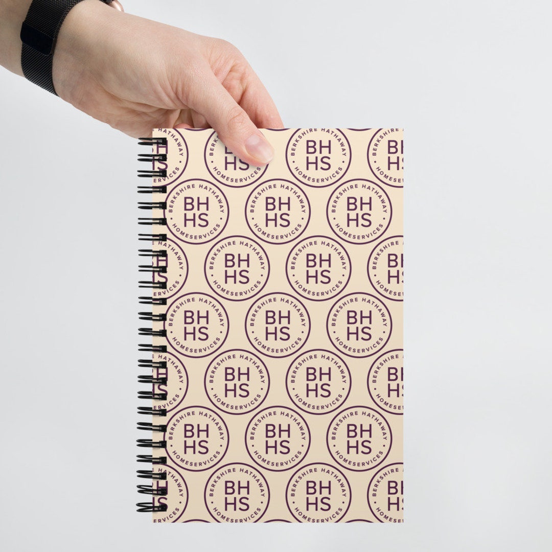 Berkshire Hathaway Pattern Spiral Notebook, Soft-touch Cover - Etsy