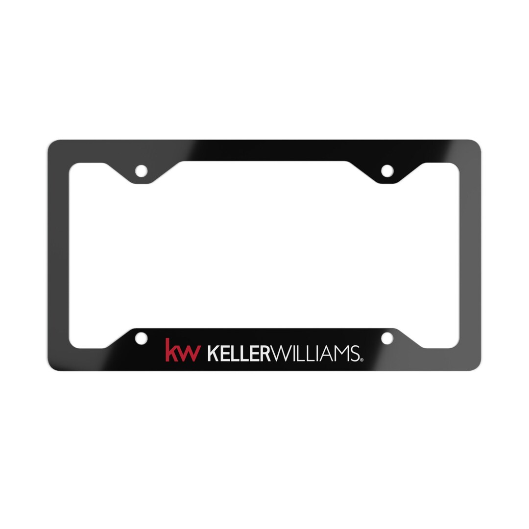 Keller Williams Metal License Plate Frame, Real Estate License Plate ...