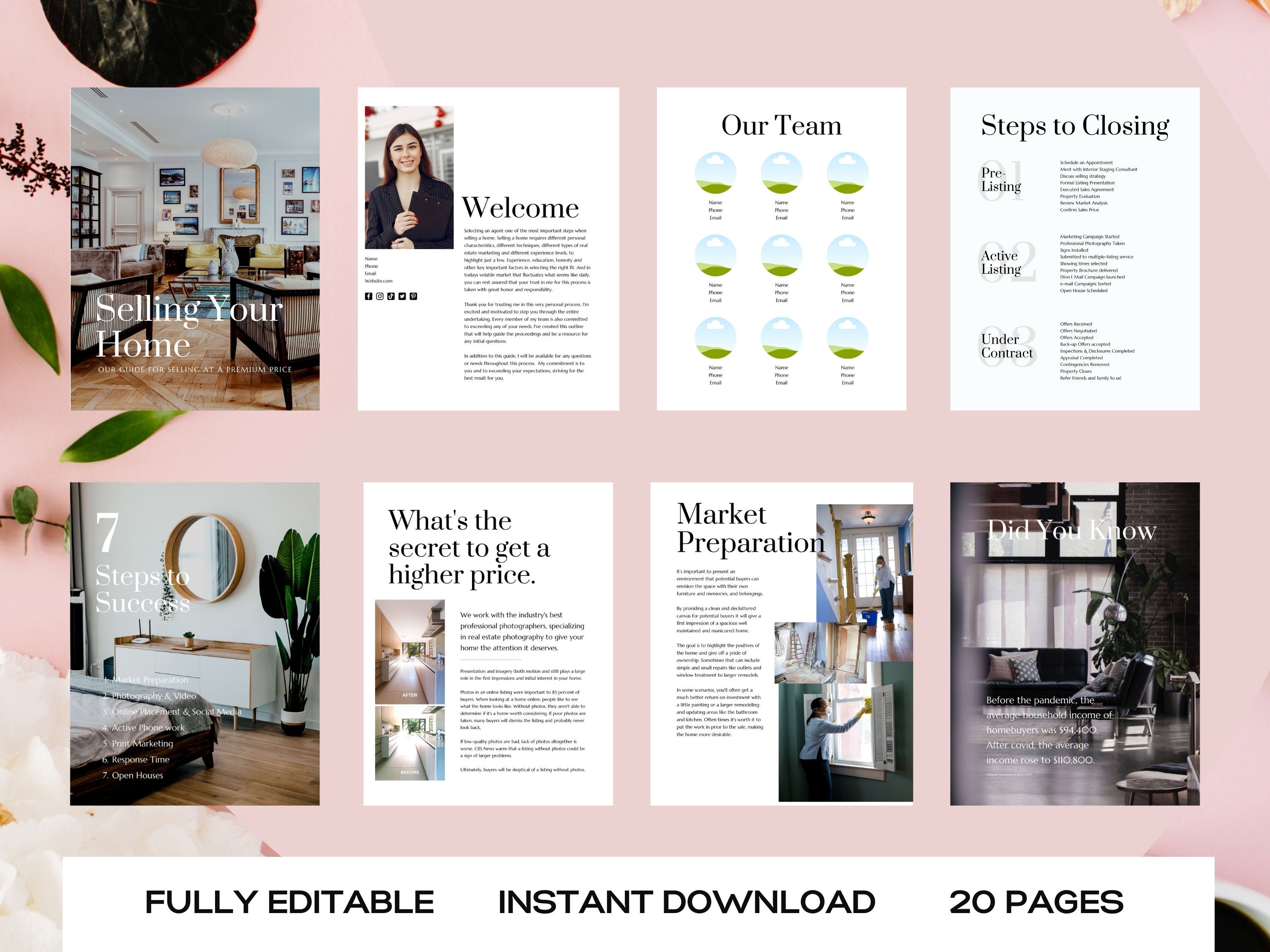 Real Estate New Client Packet for Sellers Real Estate - Etsy