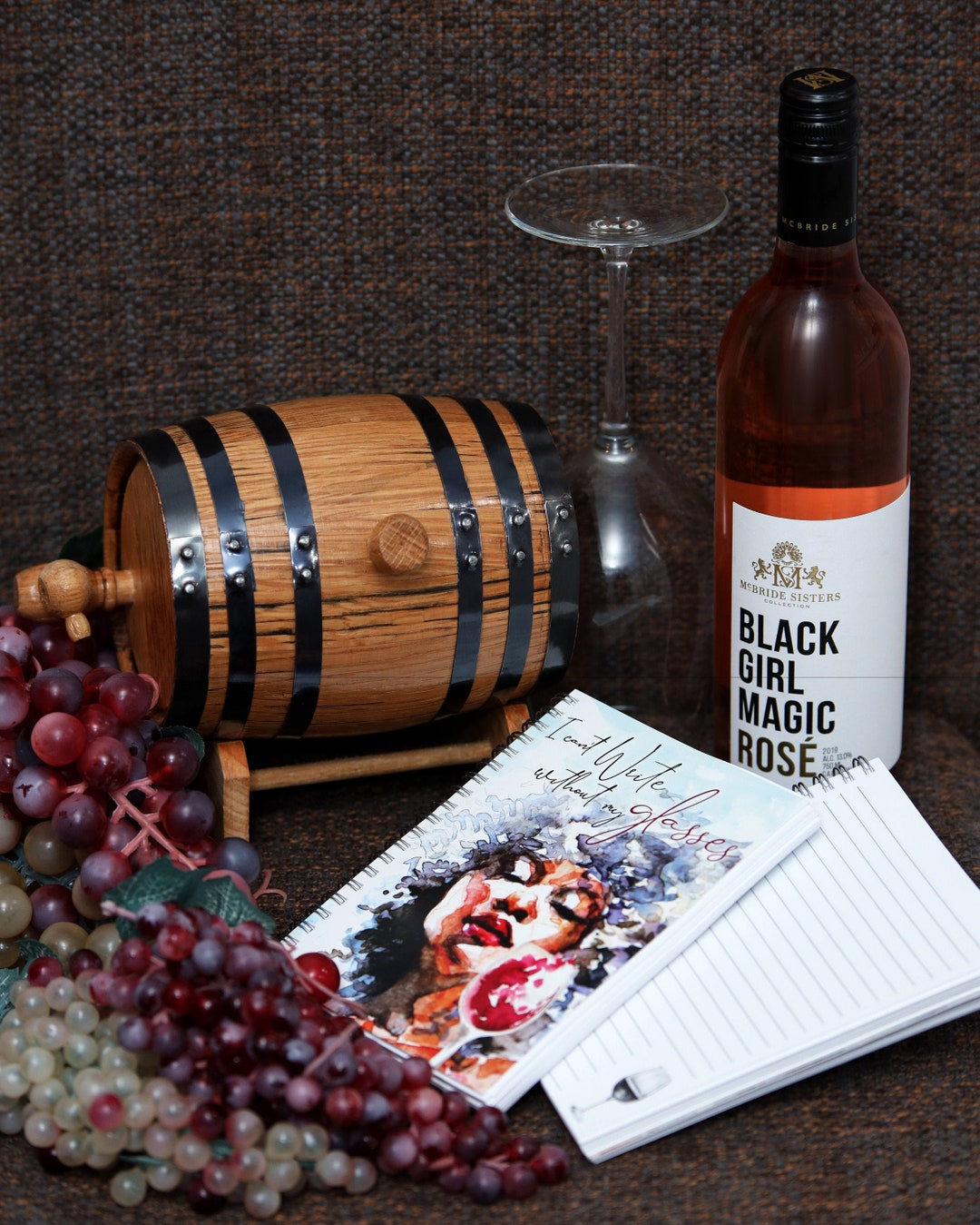 Wine Down Spiral Writing Journal - Etsy
