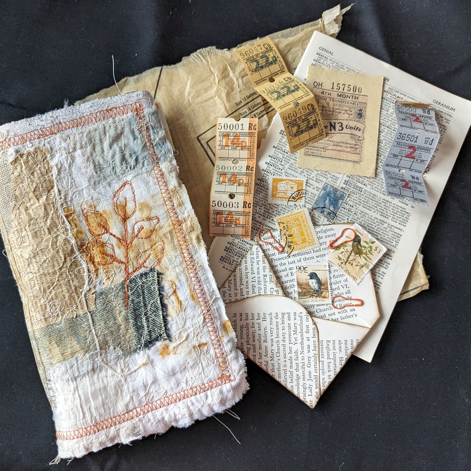 Handmade Journal Sketchbook Junk Journal Notebook With - Etsy