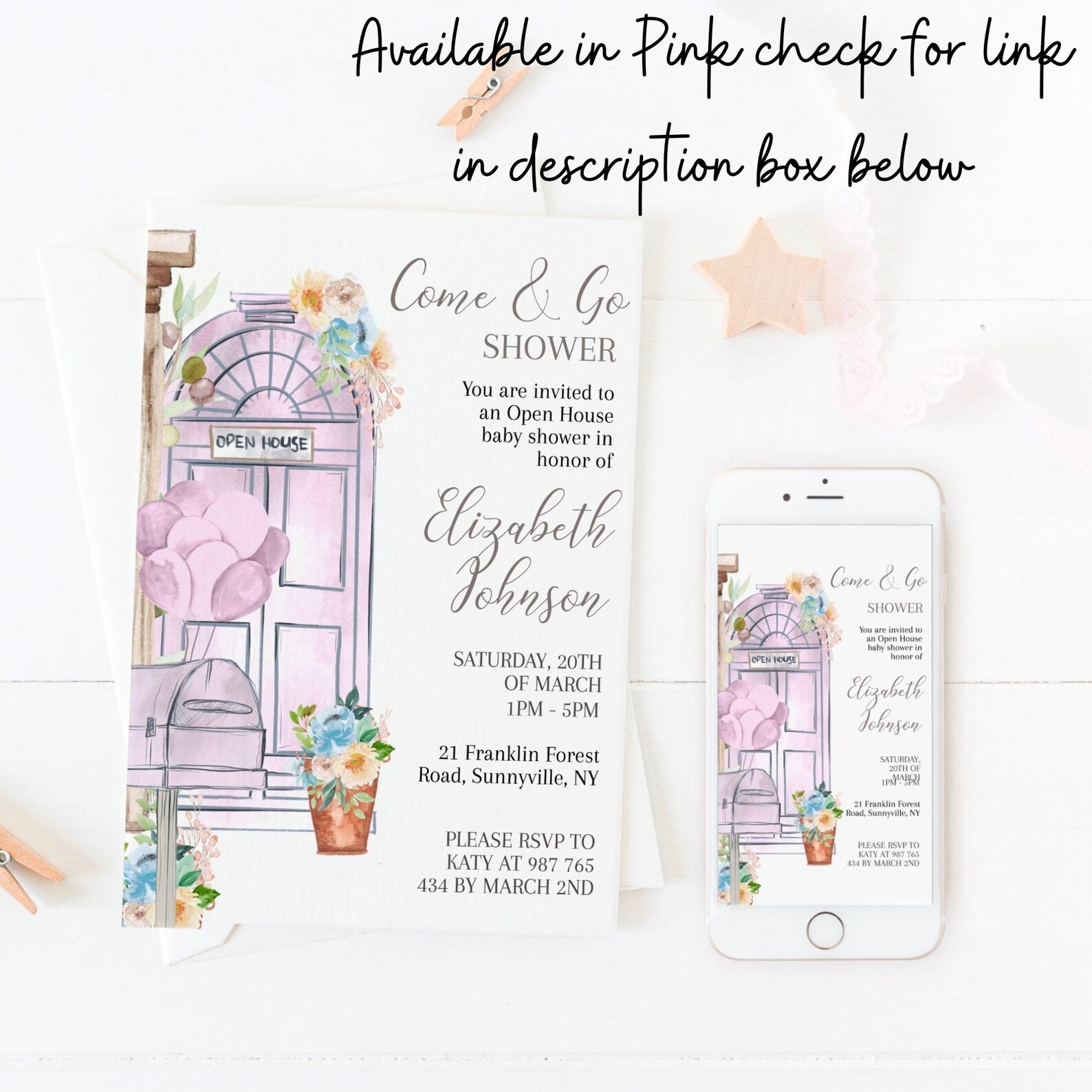 Open House Baby Shower Invitation Open House Template For Etsy open-house-baby-shower-invitation-open-house-template-for-etsy