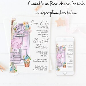 Open House Baby Shower Invitation. Open House Template for Baby Shower ...