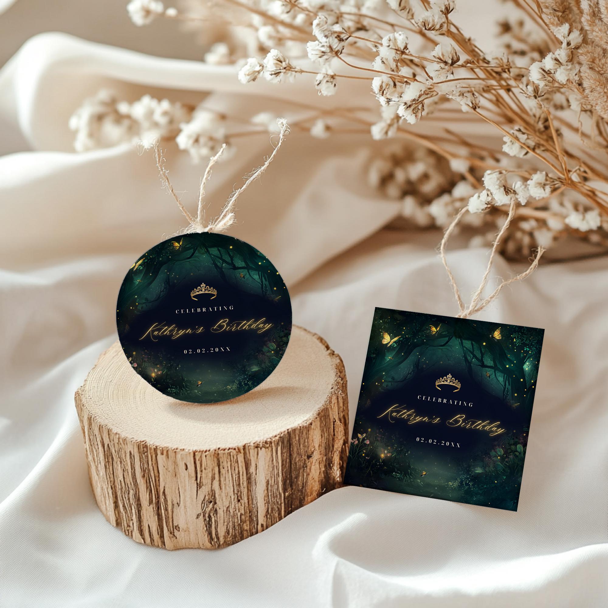 Enchanted Forest Theme Quince, Qr Code for Rsvp Quince, Sweet 16 ...