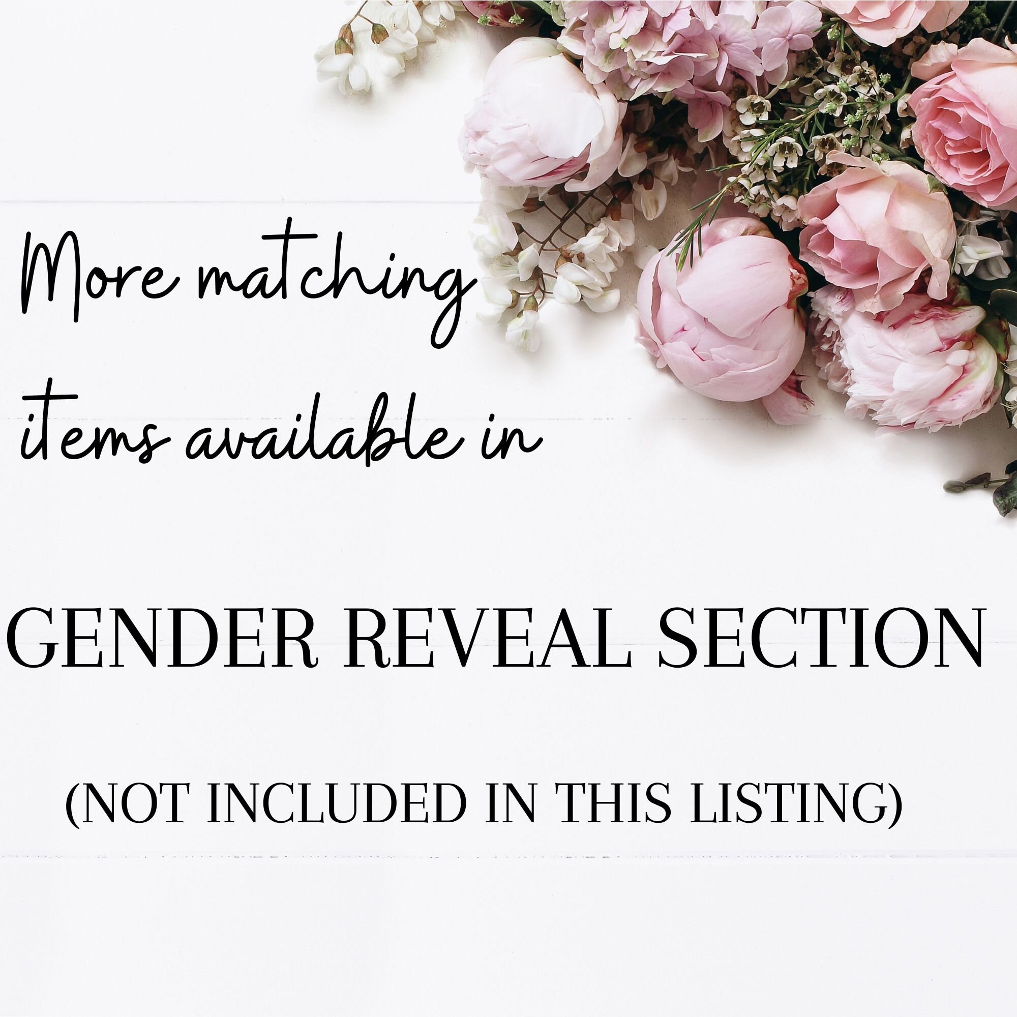 Gender Reveal Sign for Gender Reveal Party. Learn More About This ...