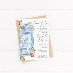 Open House Baby Shower Invitation. Open House Template for Baby Shower ...