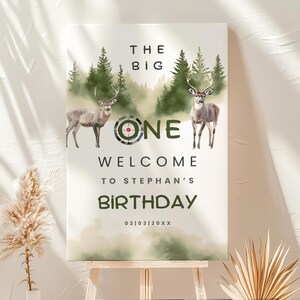 The Big One, Deer First, Birthday Invitation, Party Bundle, Buck ...