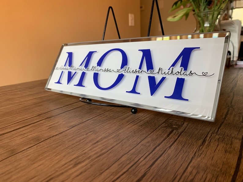 Gift for Mom, Mom Tile, Personalized Decorative Tile, Personalized Gift ...