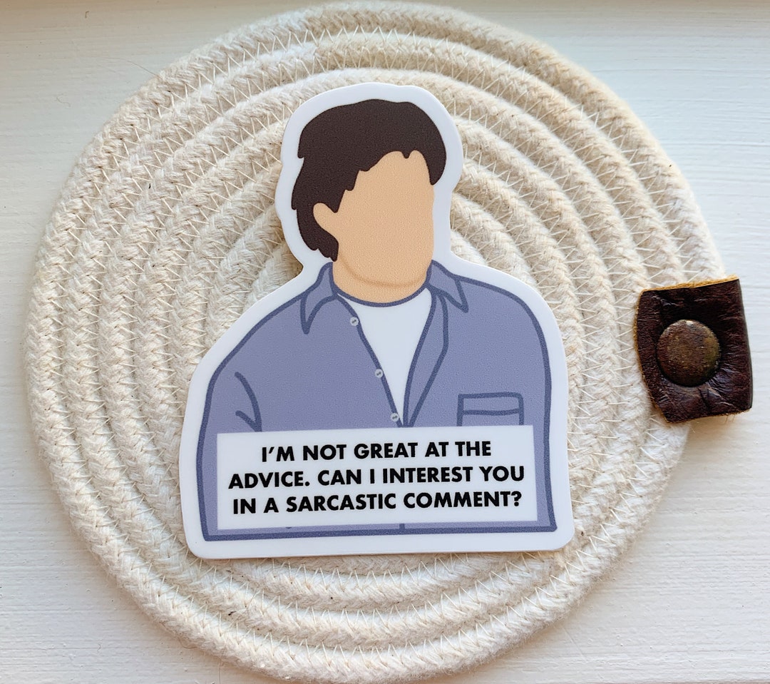 Chandler Bing Sticker | Friends Tv Series Sticker | Waterproof Glossy ...