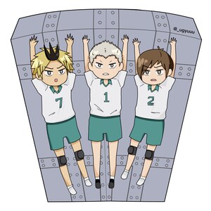 Haikyu Date Tech Iron Wall Sticker - Etsy
