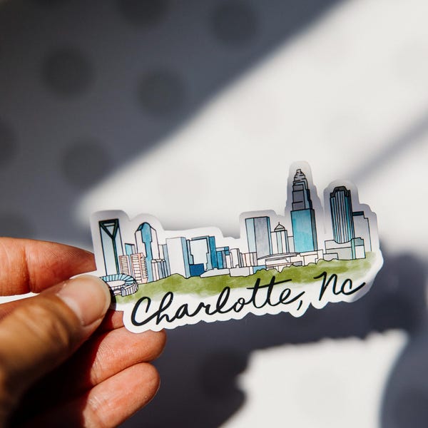 Charlotte Nc Sticker - Etsy