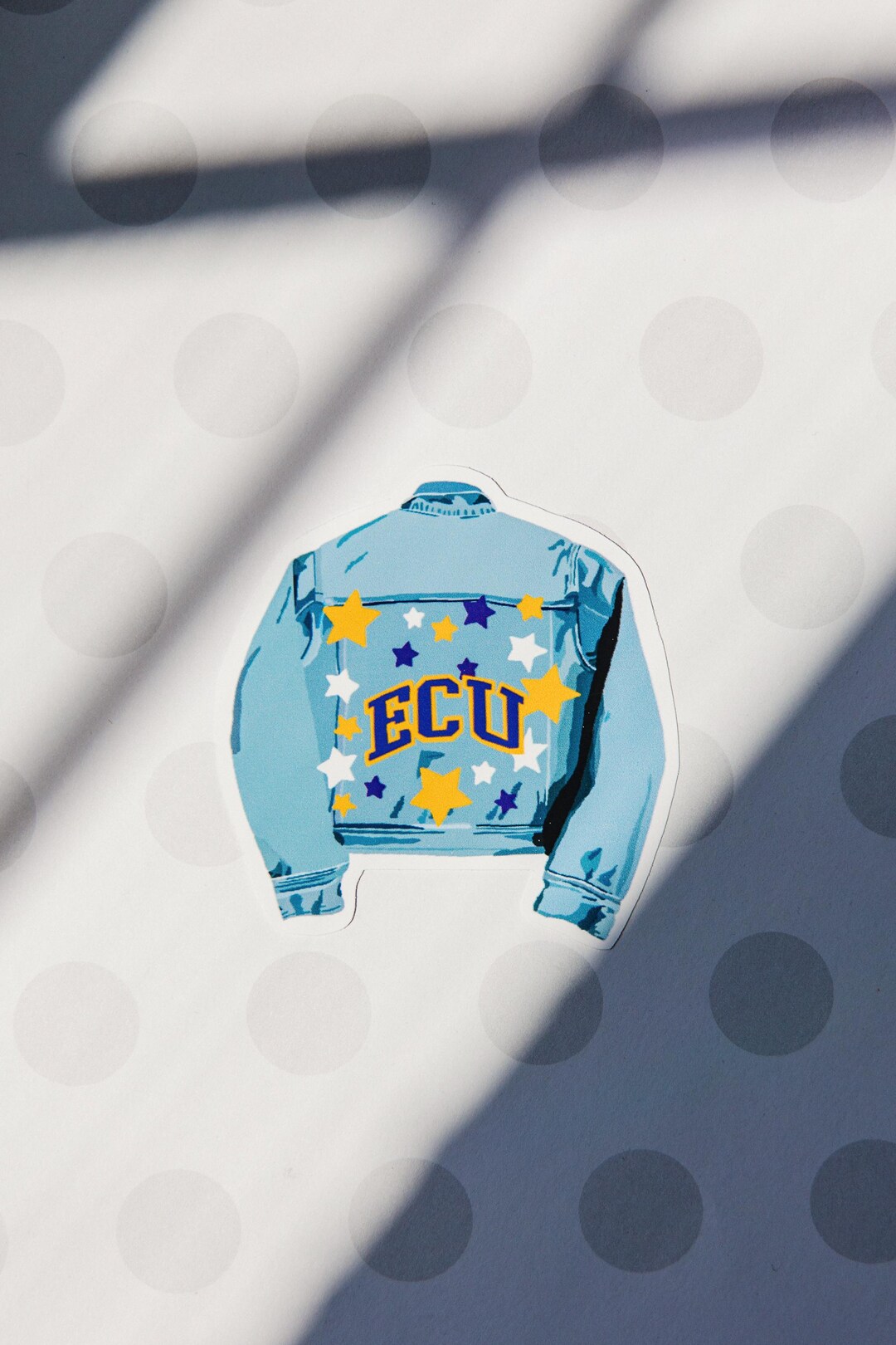 ECU College Jean Jacket Sticker | East Carolina University Sticker ...