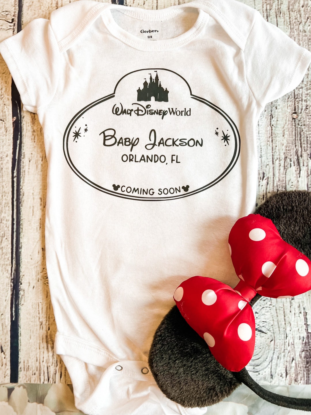 Future Cast Member / Disney Pregnancy Announcement / Castle / Baby ...