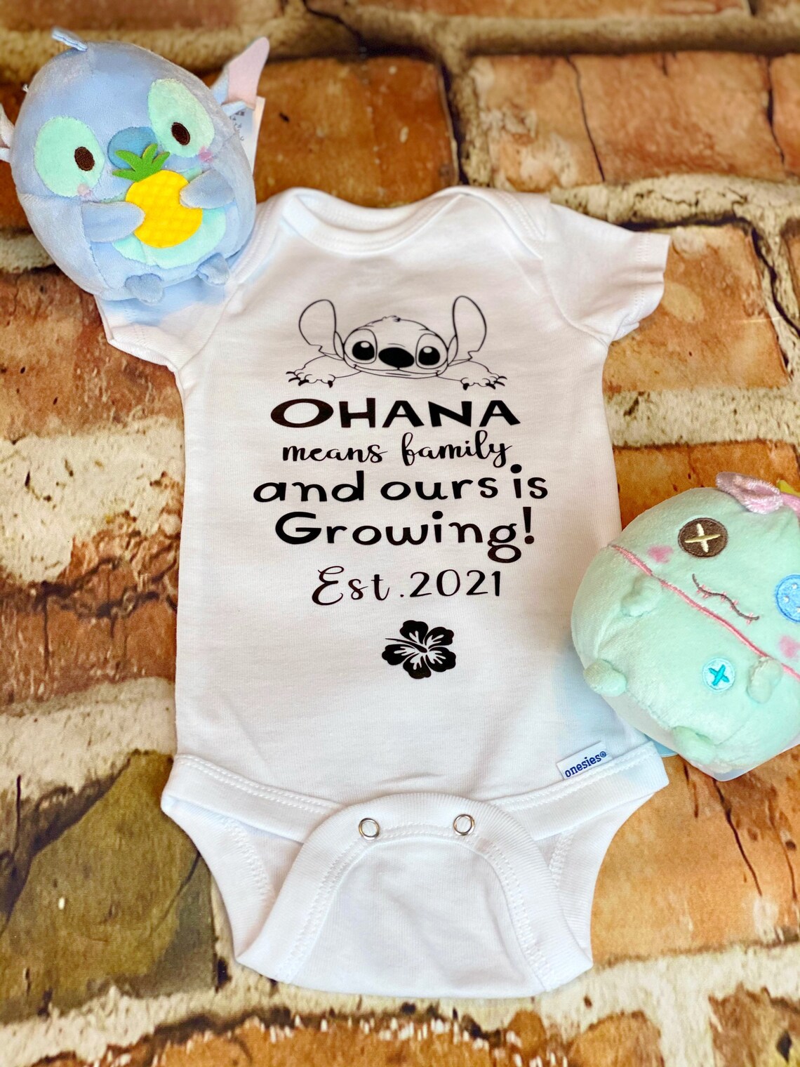 Disney Pregnancy Announcement / Lilo & Stitch / Baby Coming - Etsy