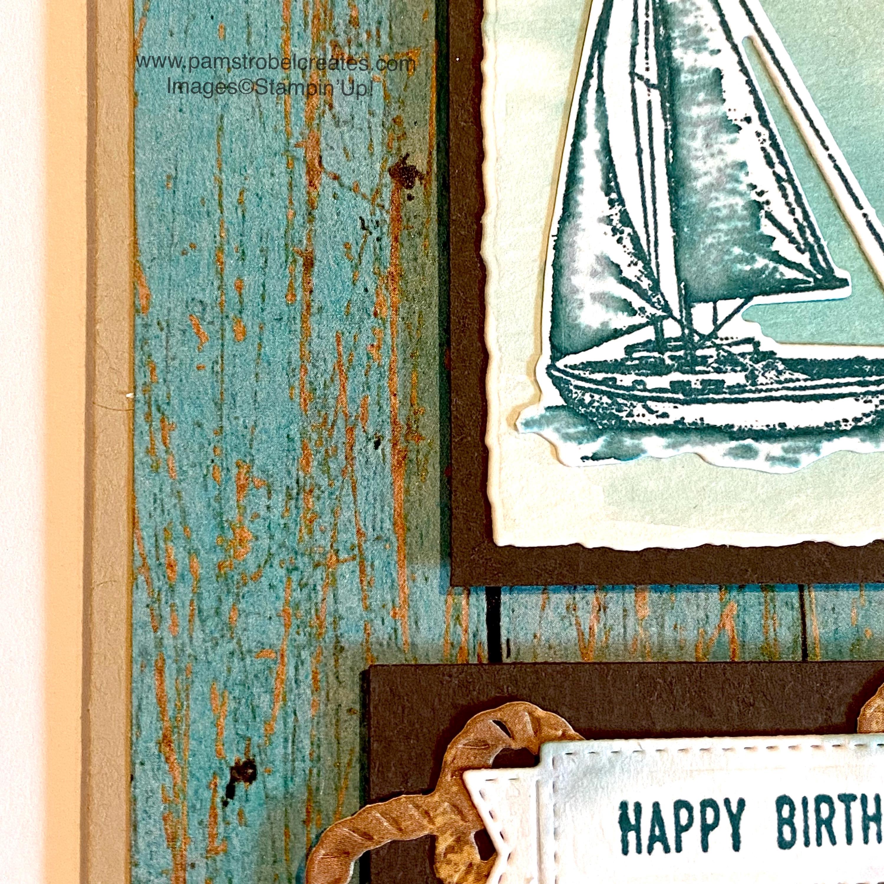 Nautical Birthday, Sailing, by the Ocean Cards, Handmade Card, Stampin ...