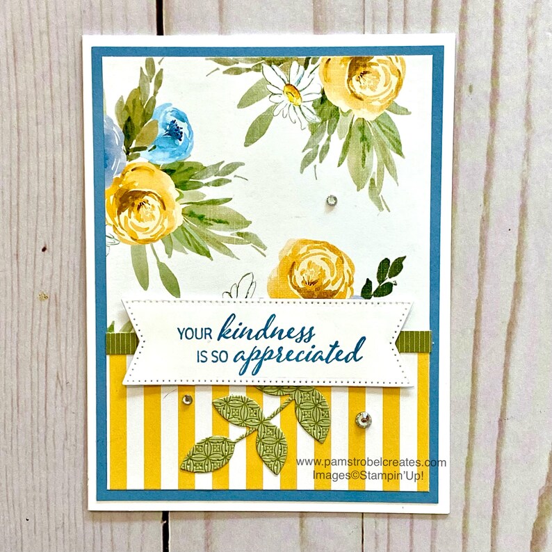 Spring Fresh Florals Choose Your Sentiment, Handmade Greeting Card ...