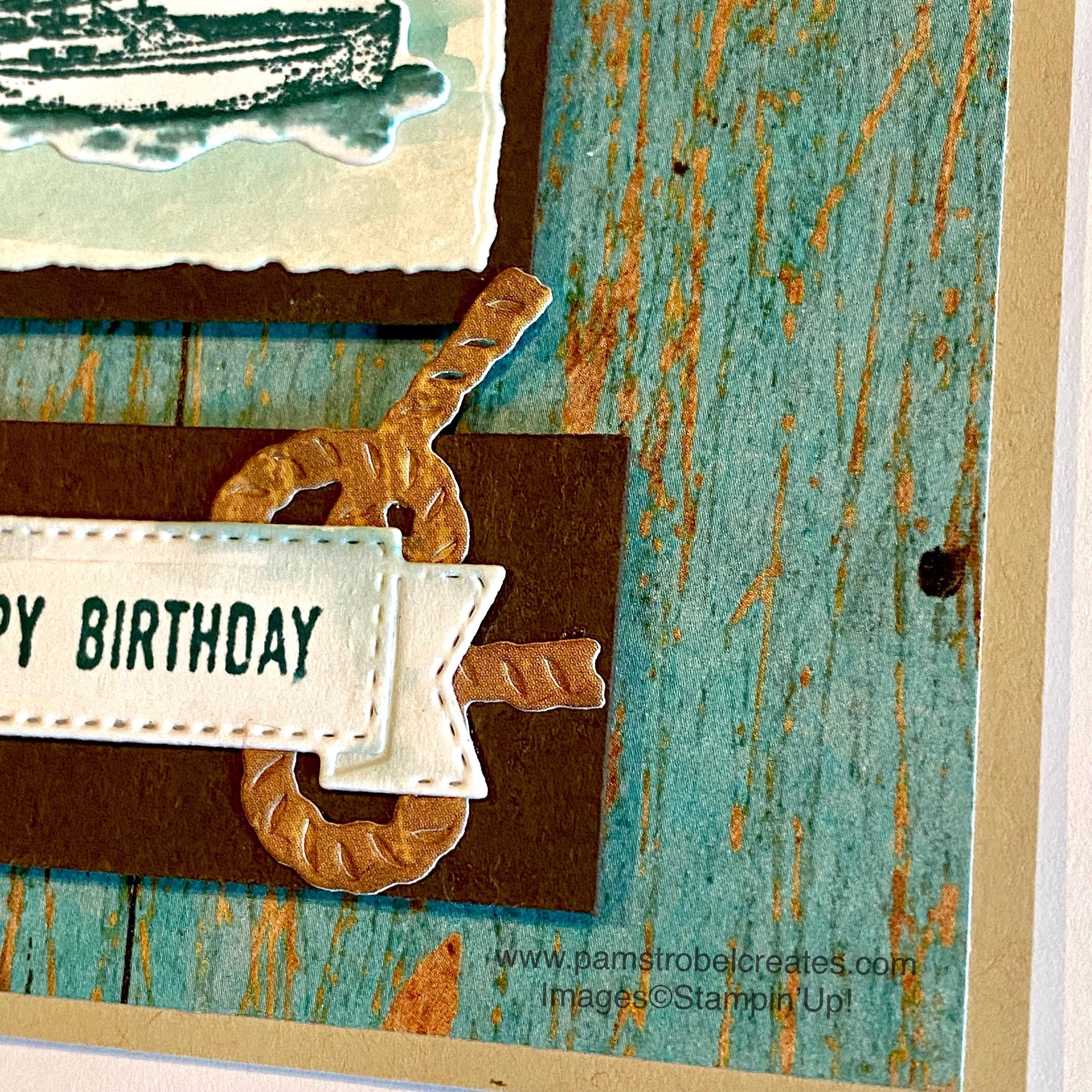 Nautical Birthday, Sailing, by the Ocean Cards, Handmade Card, Stampin ...