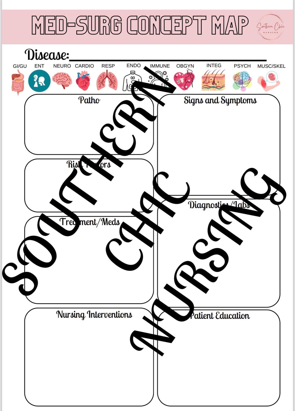 Patho Template - PDF Download - Etsy