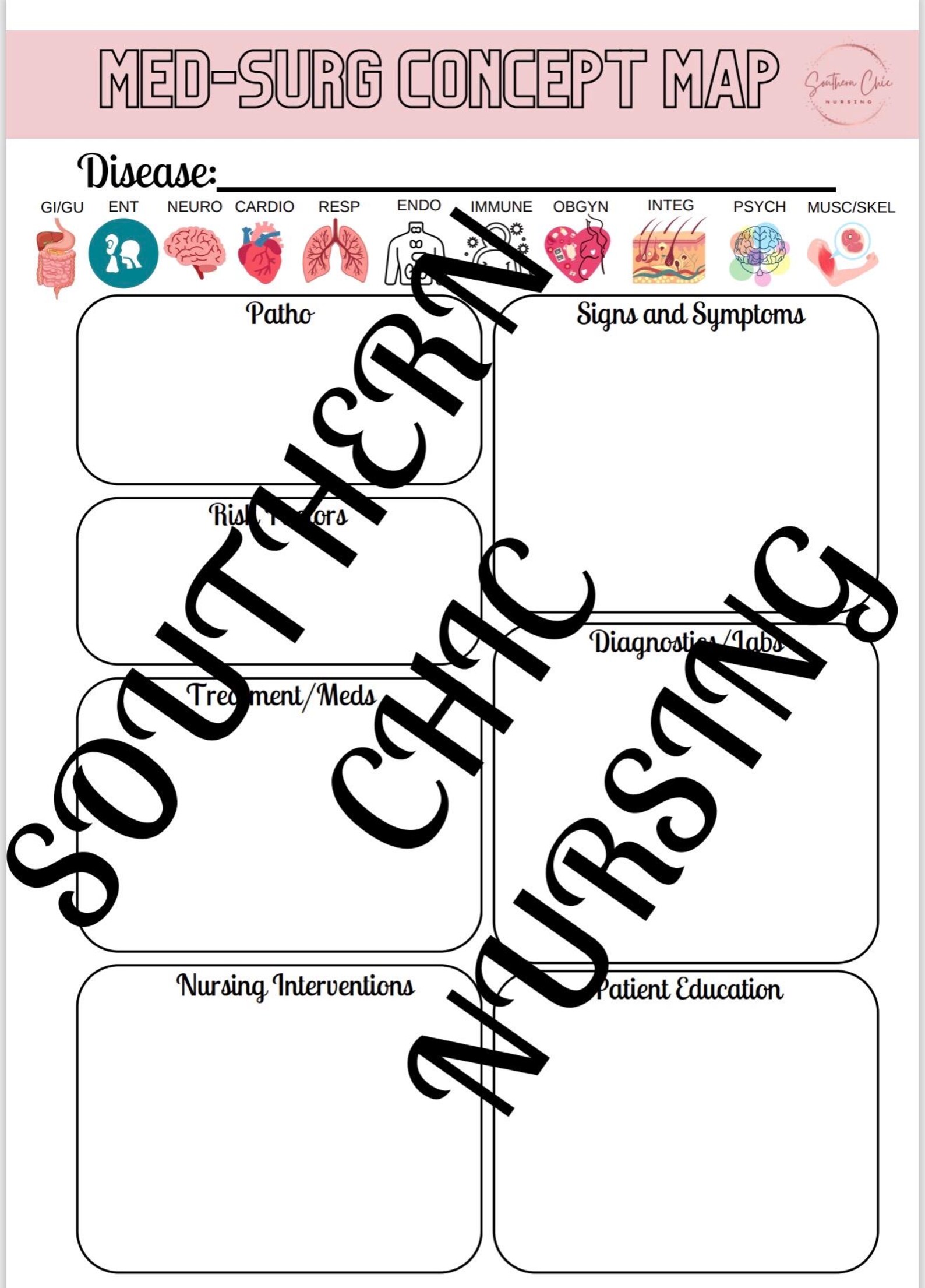 Patho Template - PDF Download - Etsy