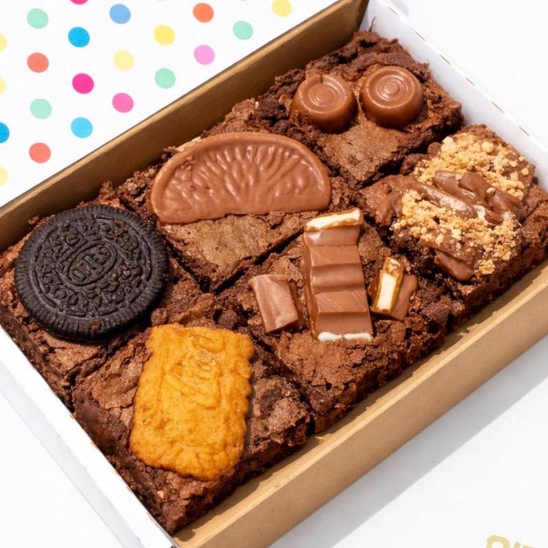 Brownie Birthday Boxes - Etsy UK