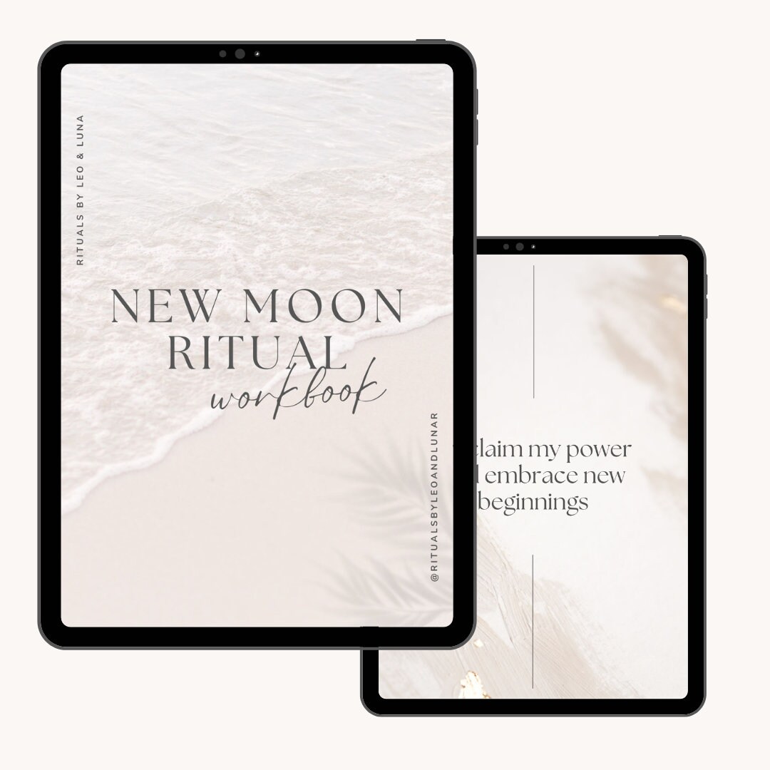 New Moon Ritual Workbook Digital File New Moon Journal Self-care Ritual ... New Moon Ritual Workbook Digital File New Moon Journal Self-care Ritual ...