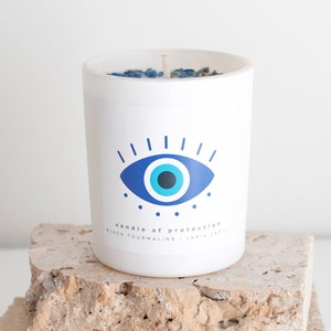 Evil Eye Candle the Candle of Protection - Etsy