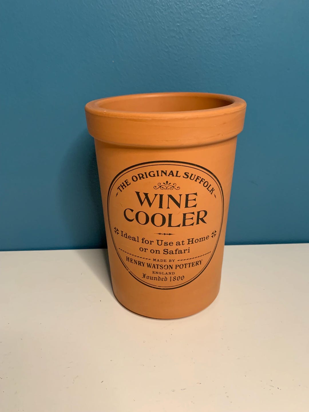 Vintage Henry Watson Pottery Terracotta Wine Cooler Original Suffolk ...