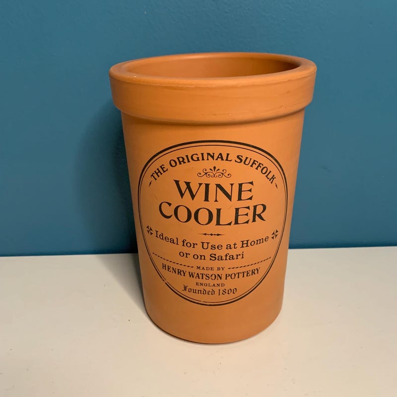 Terracotta Wine Cooler - Etsy
