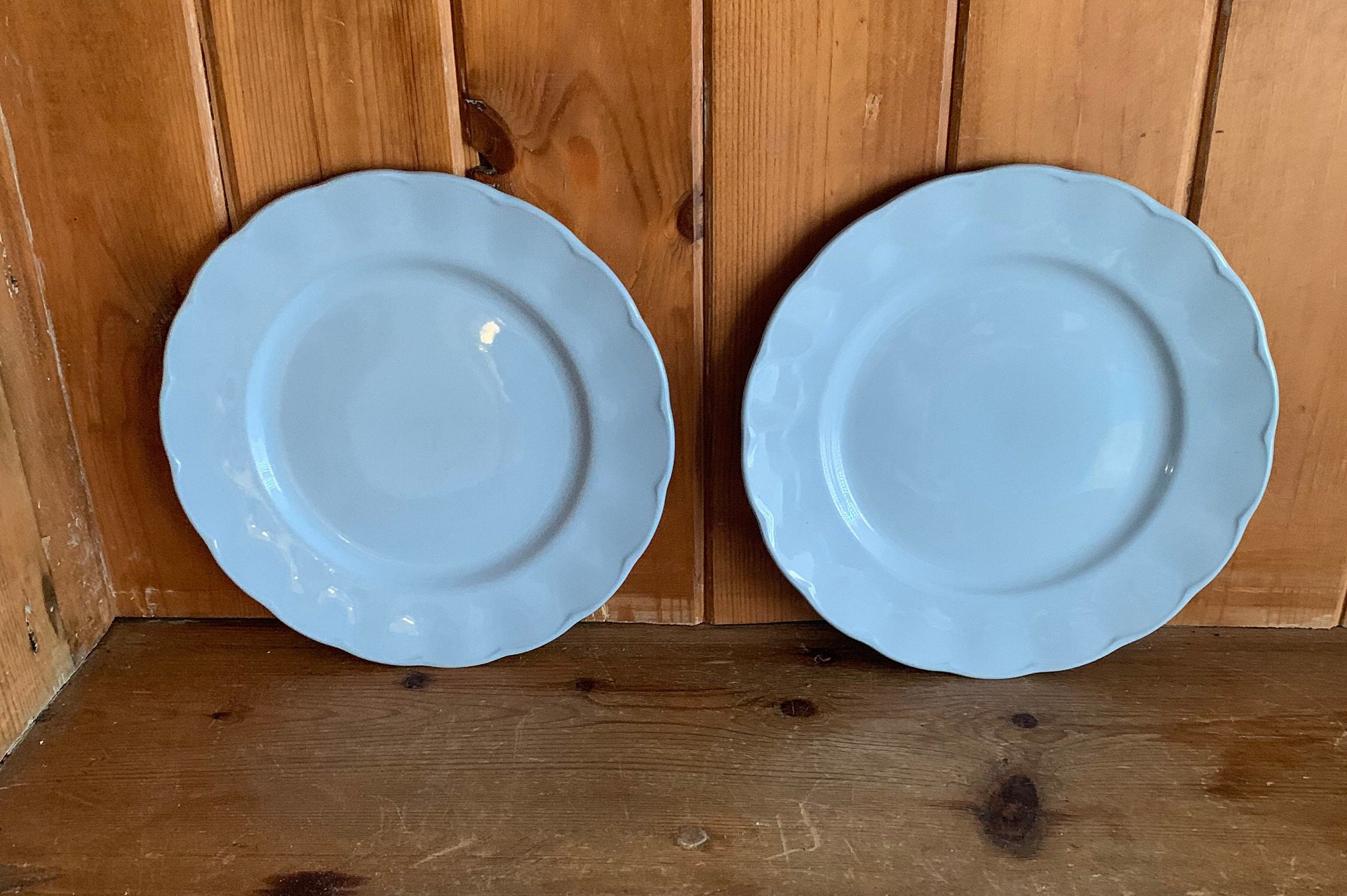 2 Vintage Grindley Petalware Side Plates Blue 1940s - Etsy