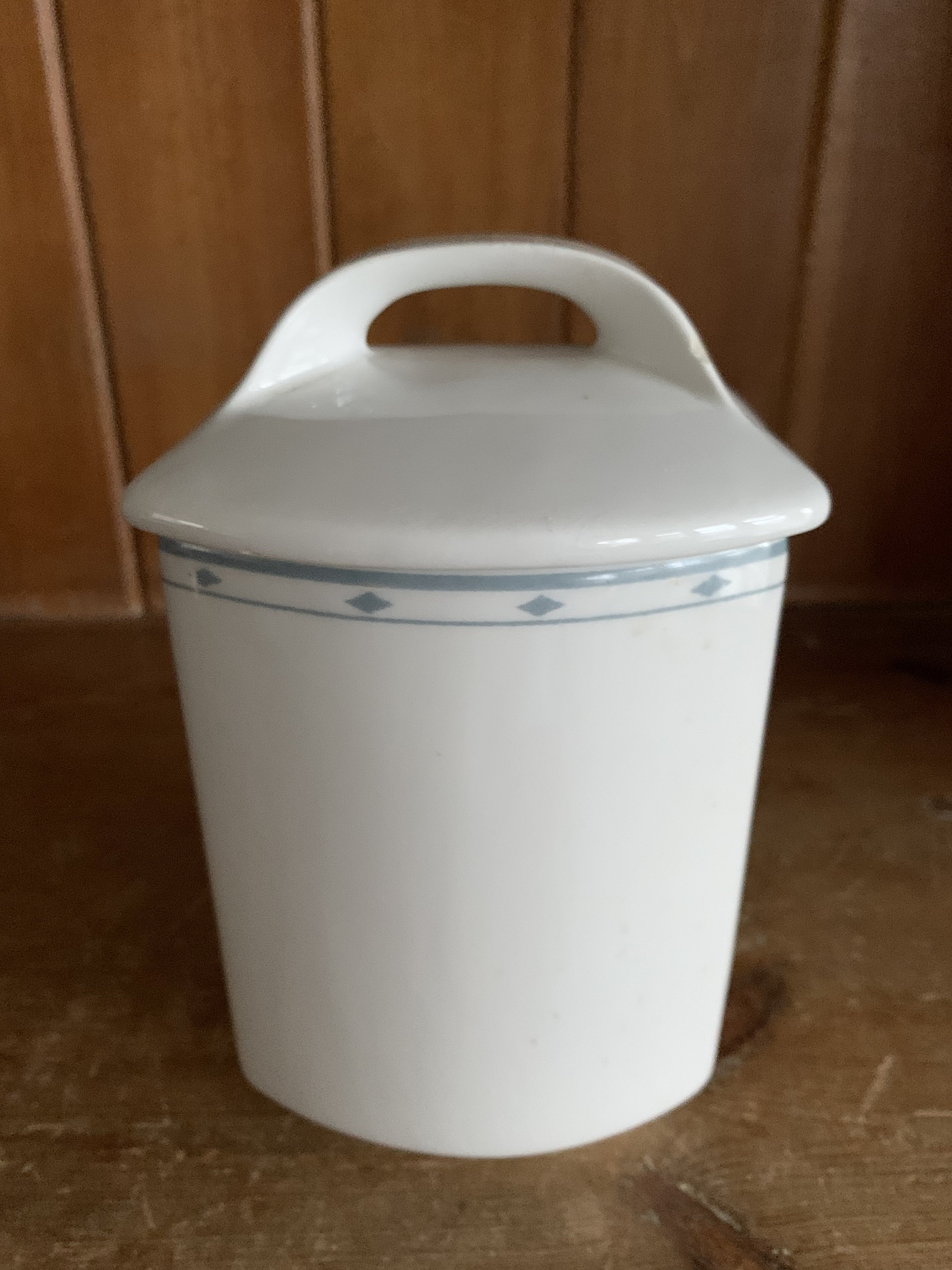 Vintage French Ceramic Sugar Storage Jar Caddy Farmhouse Kitchen - Etsy