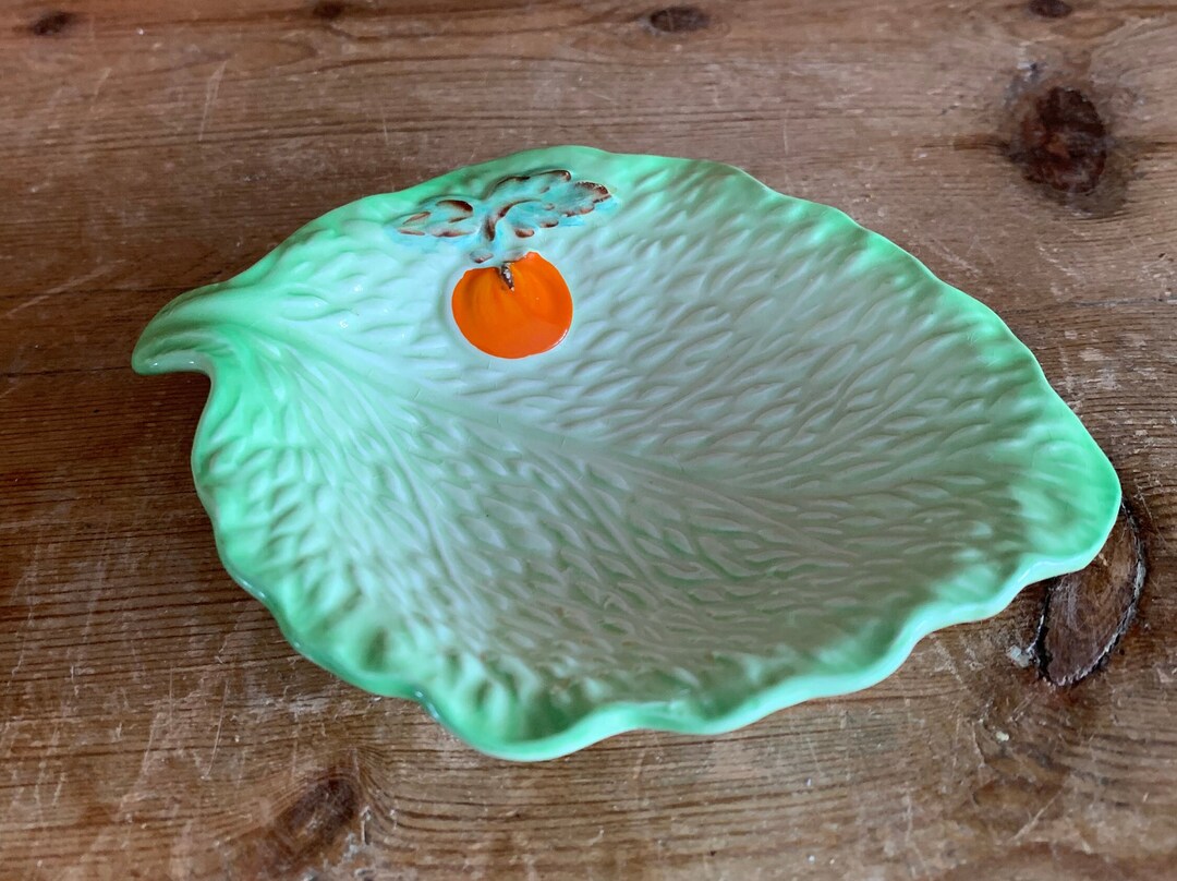 Vintage Beswick Ware Small Lettuce Leaf and Tomato Design Dish - Etsy