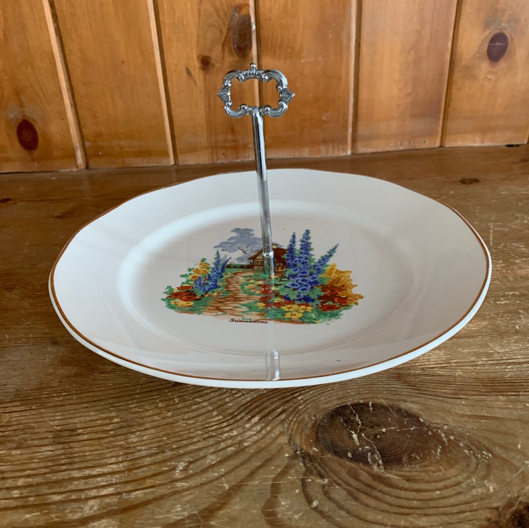 Vintage 1940s Barker Bros Royal Tudor Ware summertime Cake - Etsy